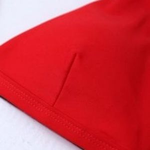 Swim | Red String Bikini Set | Poshmark